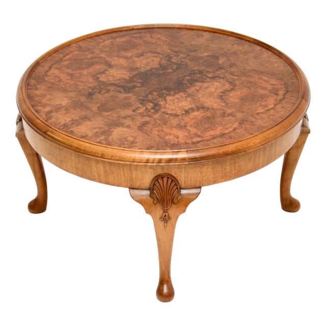 Vintage Burr Walnut Coffee Table 1920 Chairish