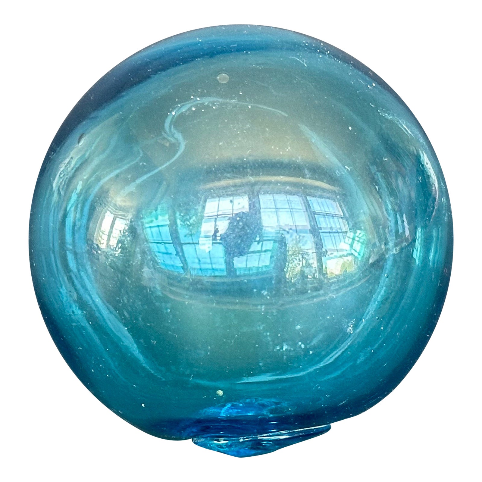 Japanese Hand Blown Glass Orb Ball Fishing Float | Chairish