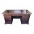 Modern Custom Built Executive Partner's Desk With Mother of Pearl Inlay ...