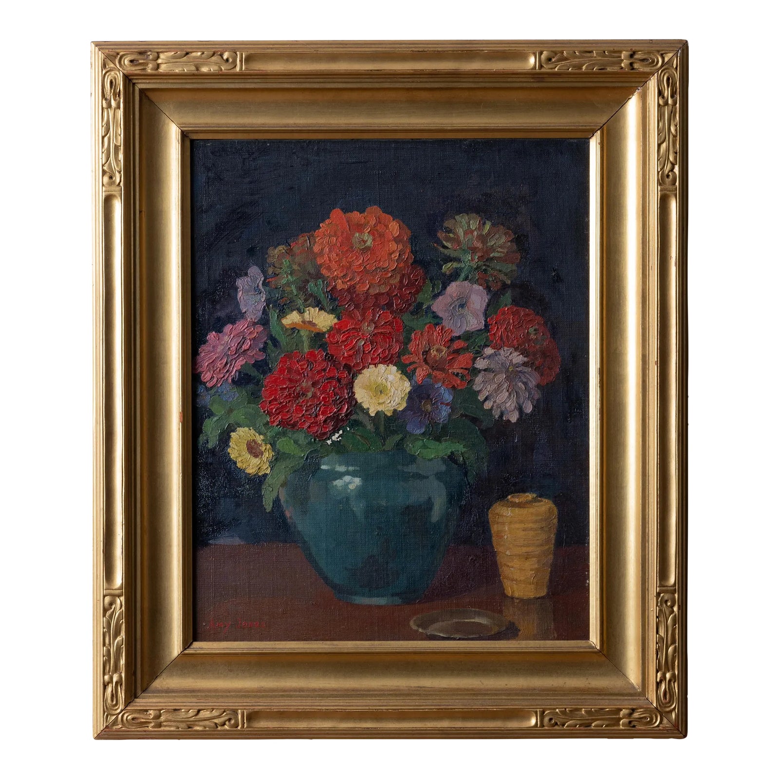 Amy Jones (Frisbie) Still Life With Flowers | Chairish