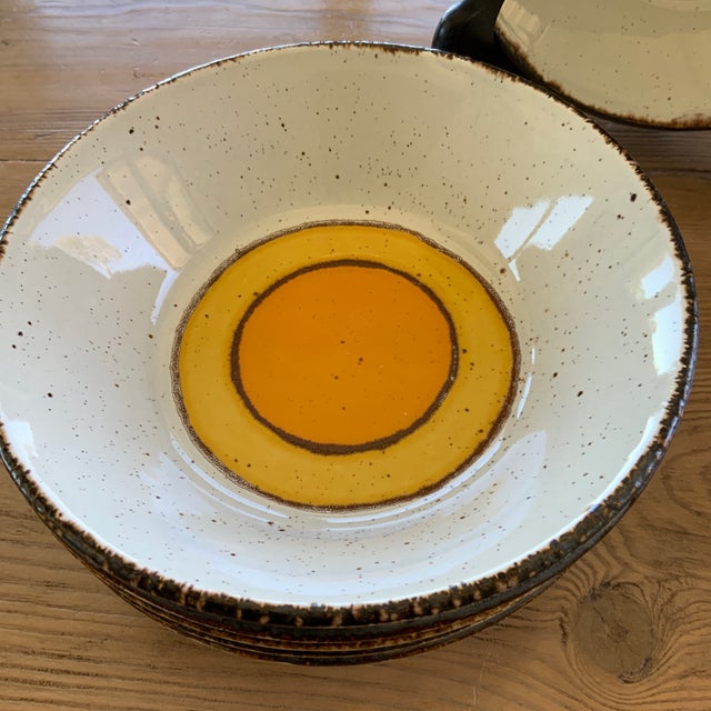 Vintage Midwinter Pottery Sun Pattern Cereal Bowl, Designed by Eve ...