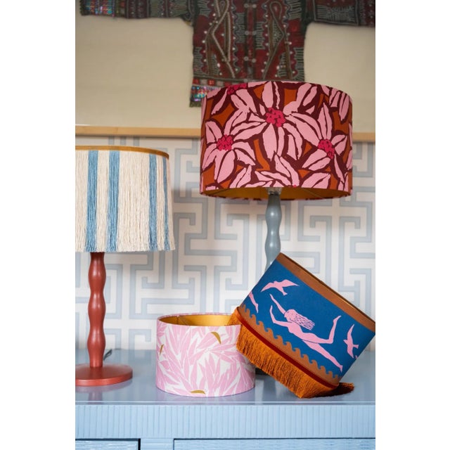 Palais Lampshade Ava Light Blue (Round M) | Chairish