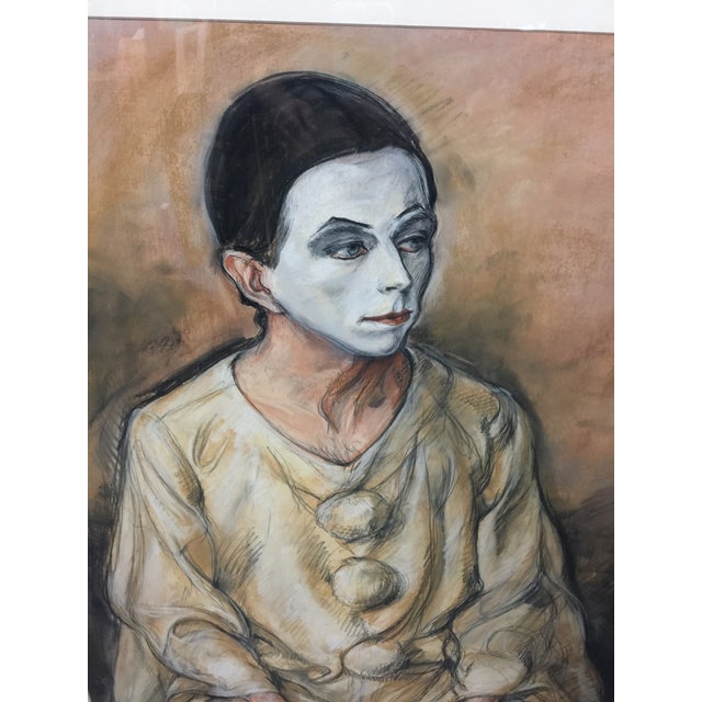 1960s Schoneberg Pastel Pierrot Gaspar Signed | Chairish