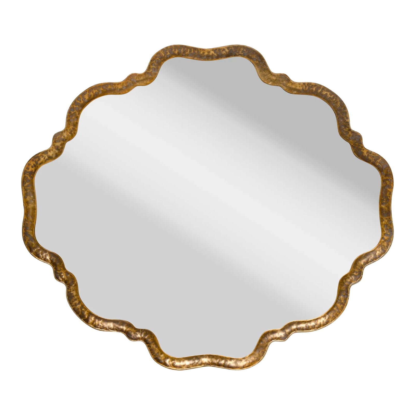 Lifestyle by JY Elise Metal Mirror | Chairish