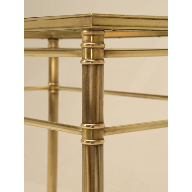 1960s Mid-Century Modern Brass End Table | Chairish
