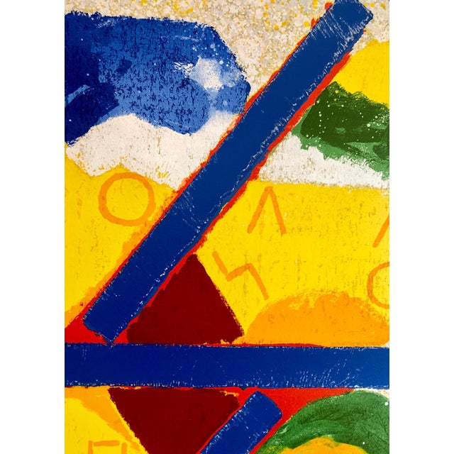 Joe Tilson, Vibrant Joe Tilson British Pop Art Screenprint, Woodblock ...