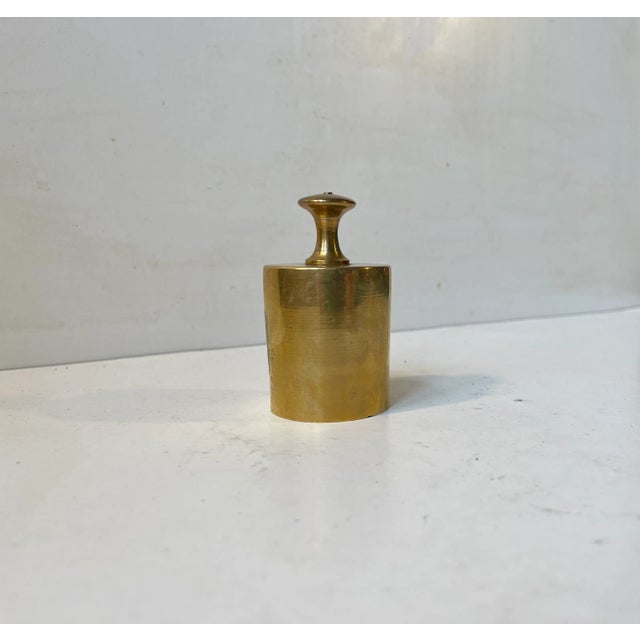 Vintage Danish Butler Bell in Brass, 1970s | Chairish