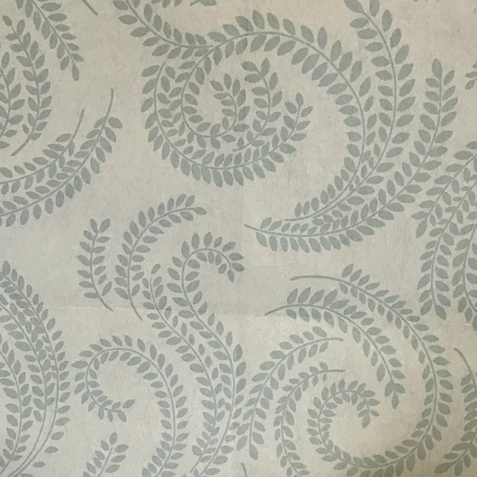 Green Leaf Motif Stroheim Wallpaper | Chairish