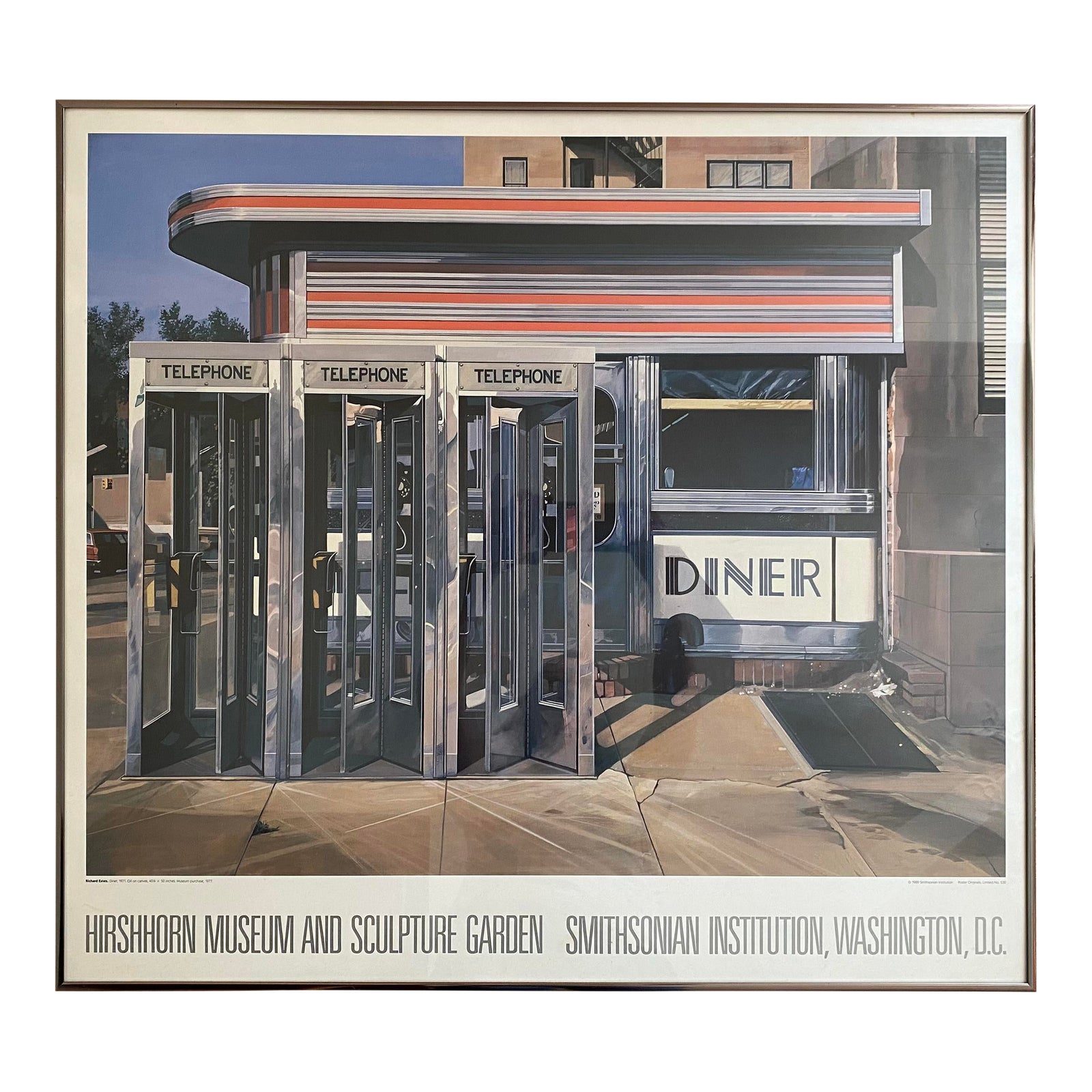 Richard Estes Hirshhorn Museum 1989 Smithonian Institution Poster ...