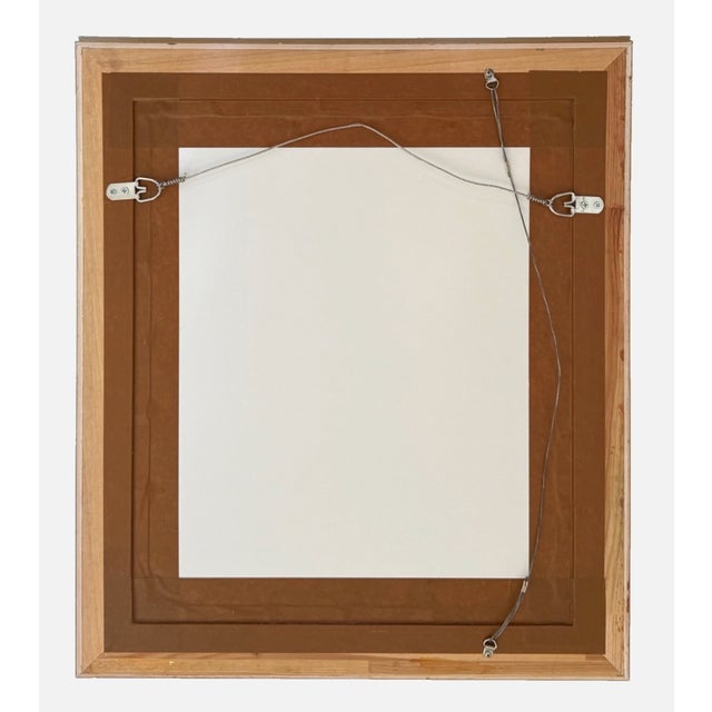 Circa 1990 Custom Traditional Gilt Wood and Linen Art Frame Repurposed ...