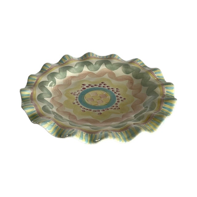 Mackenzie Childs Aurora 11" Dinner Plate | Chairish