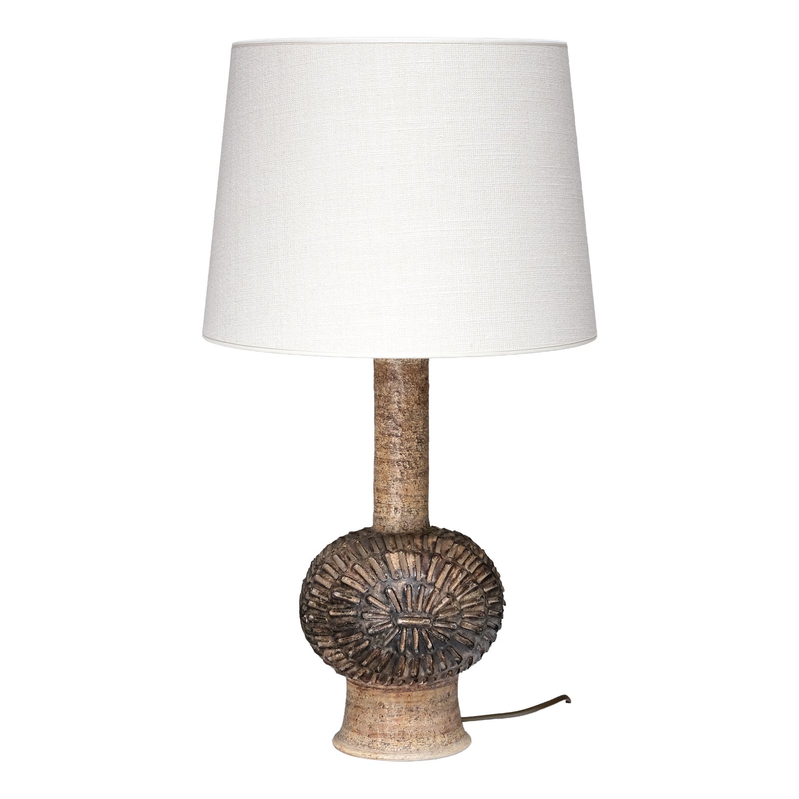 Sculptural Stoneware Table Lamp by Jette Hellerøe for Axella Keramik ...