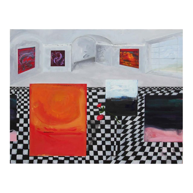 Karen Lastre “Portrait of an Exhibition X - The Rose” Abstract ...