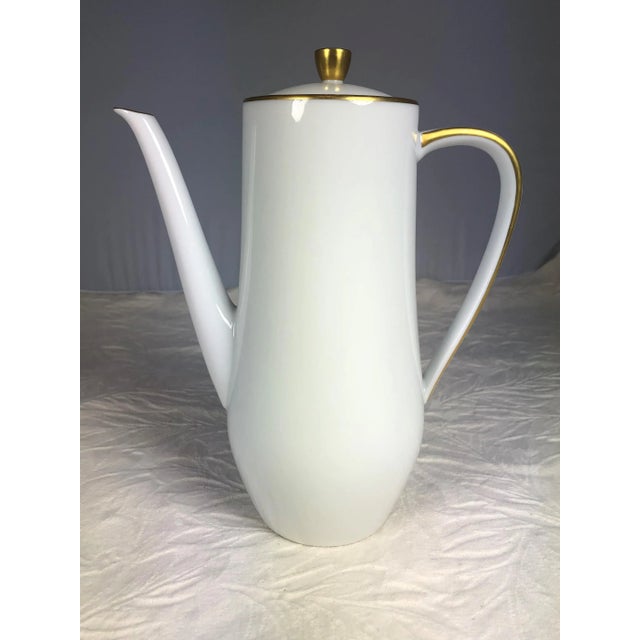 Mid-Century German White Porcelain Coffee Pot | Chairish