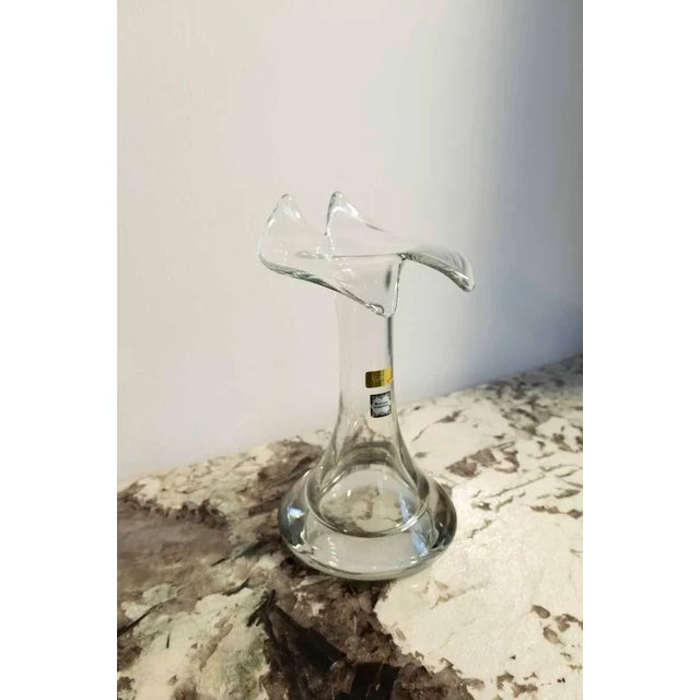 Vintage Collared Art Glass Vase 70s, by Rastal Studio | Chairish