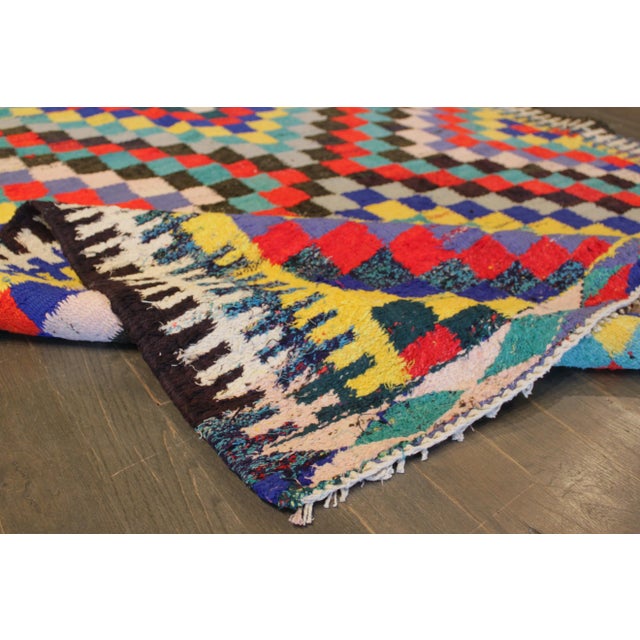 Mid 20th Century Vintage Kilim Wool Rug | Chairish
