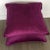 Contemporary Italian Purple Velvet Pillows - Pair | Chairish
