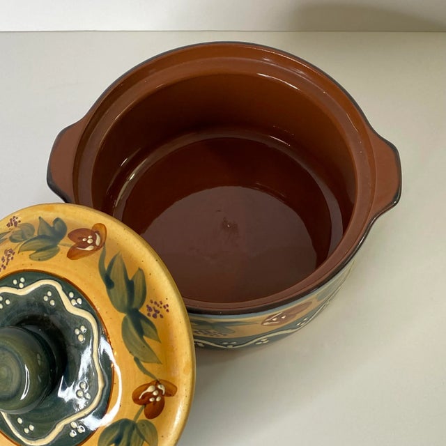 2000s Nanette Vacher Avignon Provence Hand-Painted Covered Casserole ...