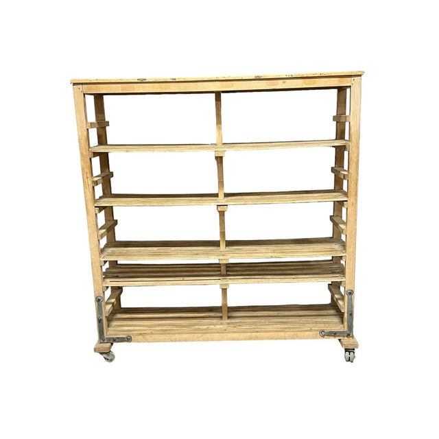 1910s Antique French Wooden Bakery Cart | Chairish