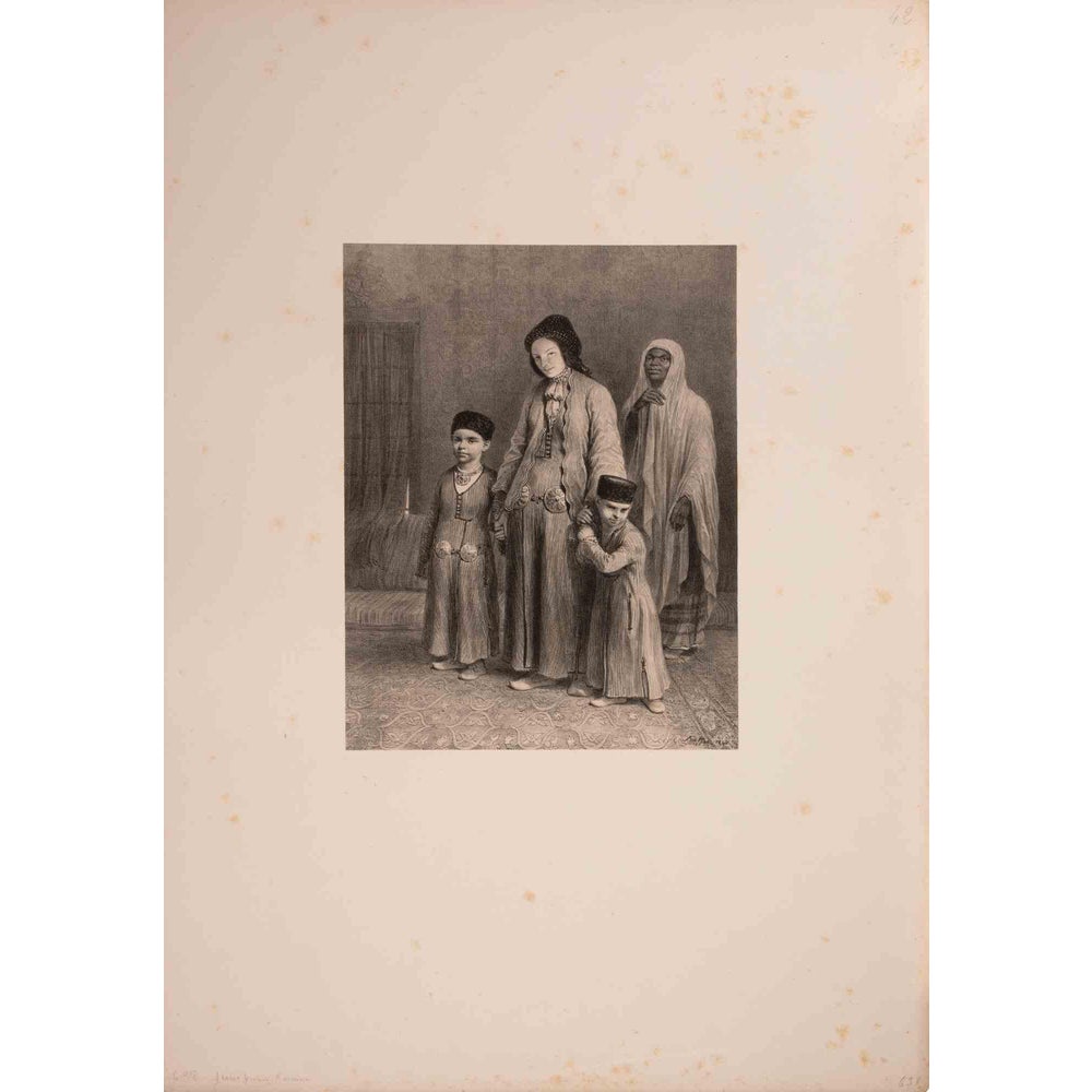 Auguste Raffet, Jewish People from Karasubazar, Lithograph, 1840 | Chairish