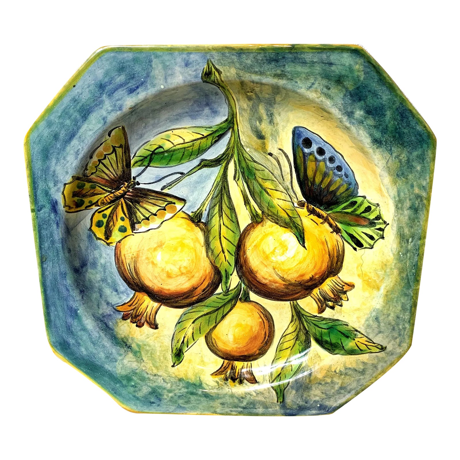 Vintage Santa Rosa Pottery Plate | Chairish