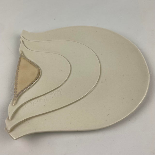 1971 Carolyn Carroll Ceramic Catchall Tray Dish | Chairish