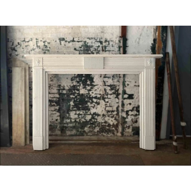 1930s Federal Style Wooden Fireplace Mantel | Chairish