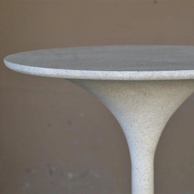 Cast Resin 'Spindle' Table, Aged Stone Finish by Zachary A. Design ...