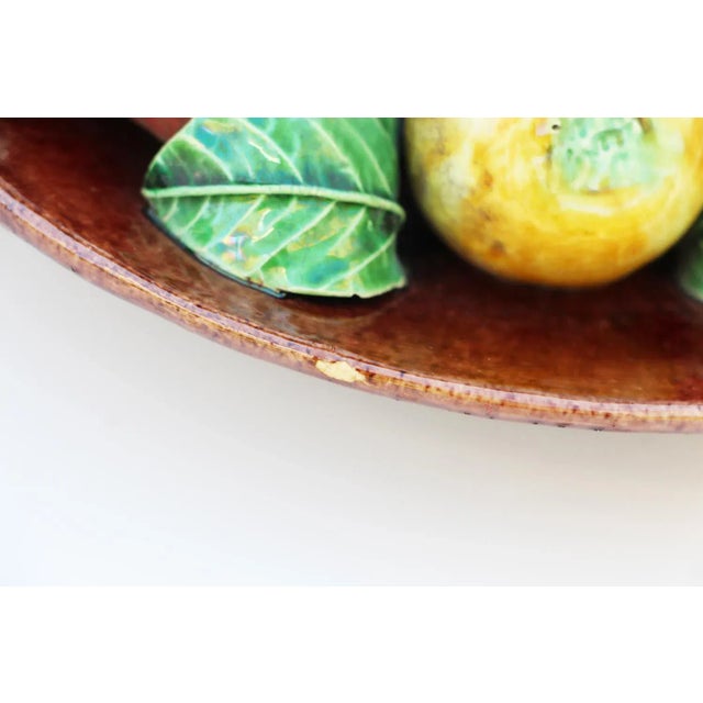 Antique Portuguese Palissy Ware Plate | Chairish