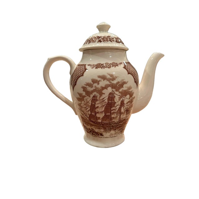 Vintage Alfred Meakin Staffordshire Fair Winds The Friendship of Salem ...