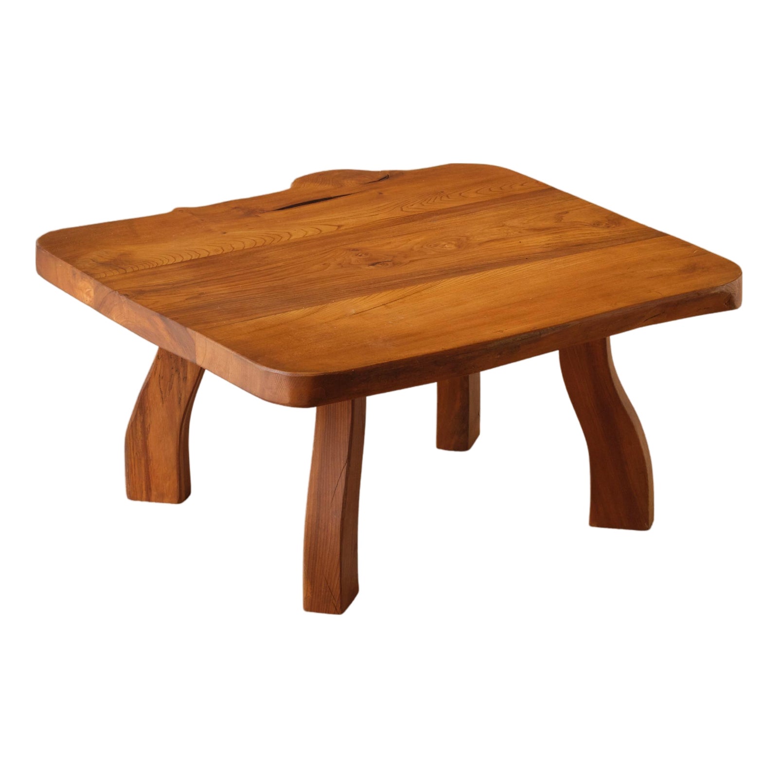 Naturalistic Coffee Table by C. A. Beijbom, Sweden, 1974 | Chairish