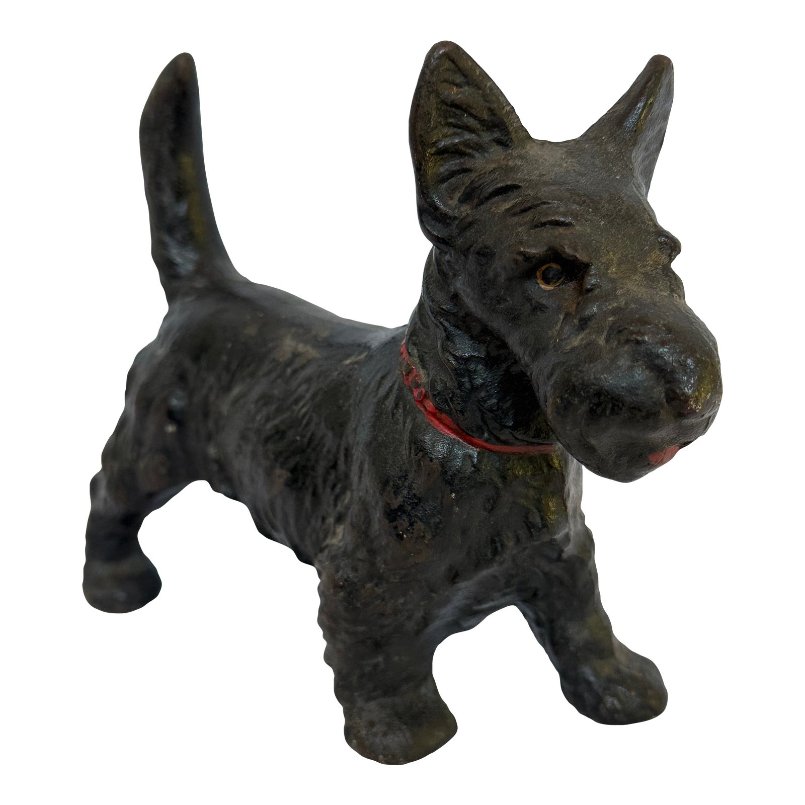 1930s Hubley Black Scotty Cast Iron Dog | Chairish
