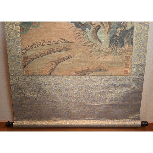 Chinese Huaniao Scroll | Chairish