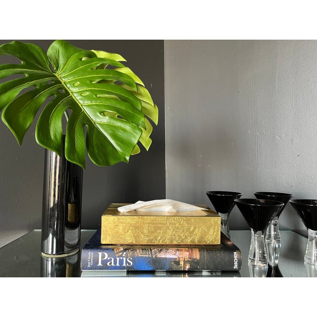 Early 20th Century Hollywood Regency Tissue Box | Chairish