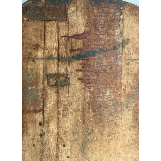 Oversized Rustic Turkish Breadboard Vintage Farmhouse | Chairish