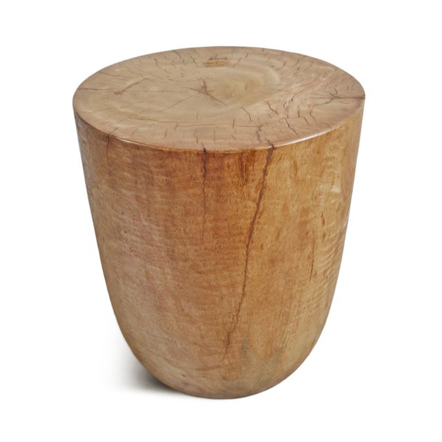 Acacia Gumdrop Side Table | Chairish
