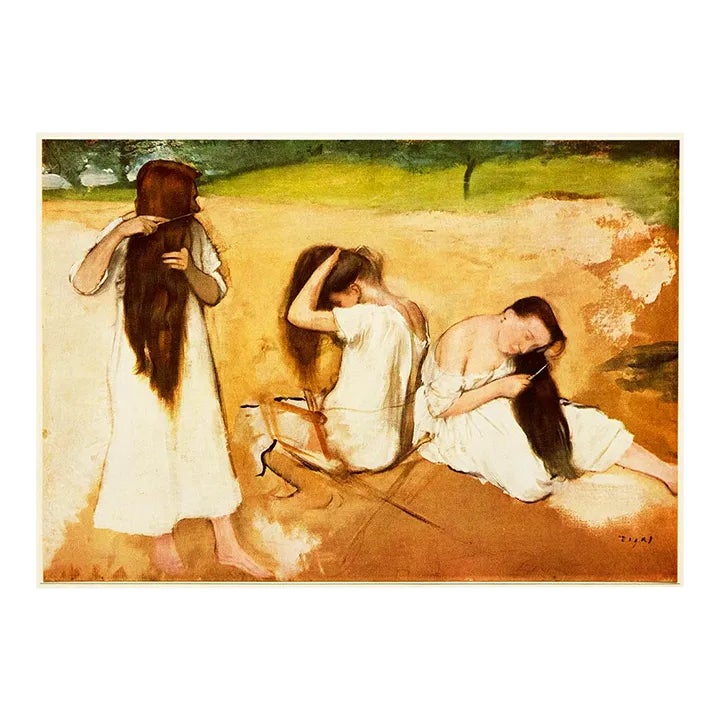 1950s After Edgar Degas "Women Combing Their Hair", First Edition Full ...