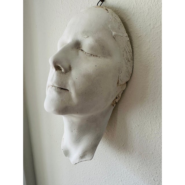 1970’s Plaster Face Wall or Tabletop Sculpture | Chairish