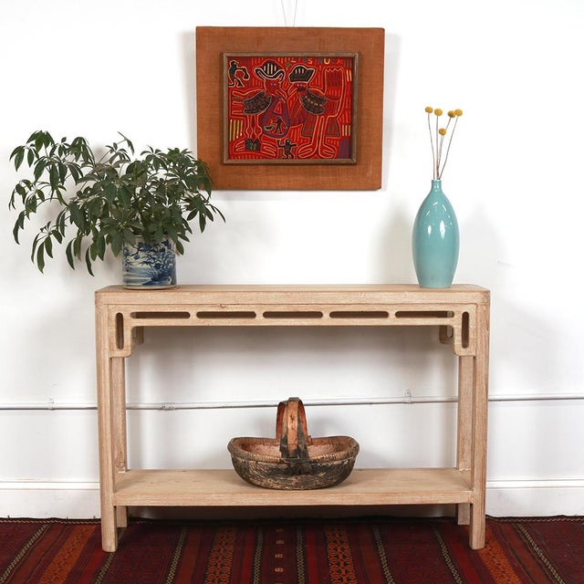Reclaimed Pine Console Table | Chairish