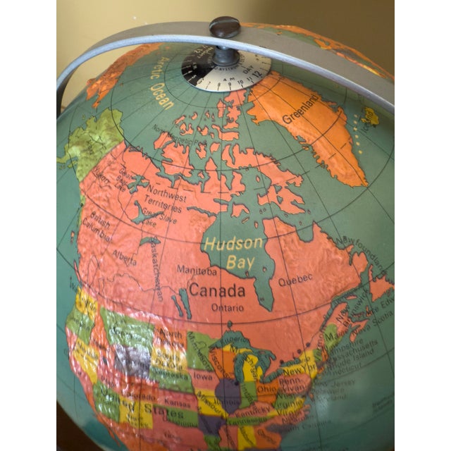 Vintage Replogle Traveler World Globe, Circa 1980s | Chairish