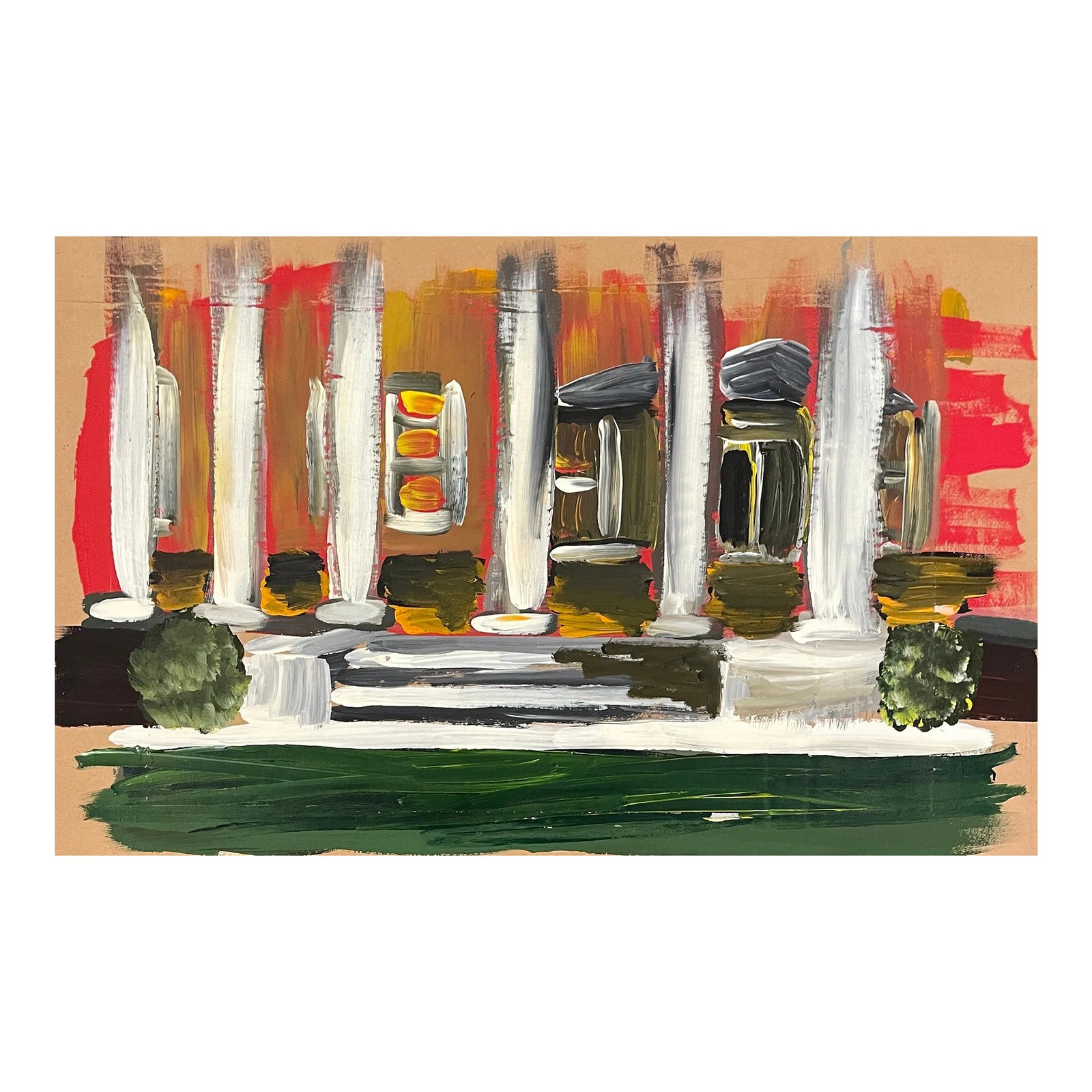 1964 Larry Connatser Chicago Painting | Chairish