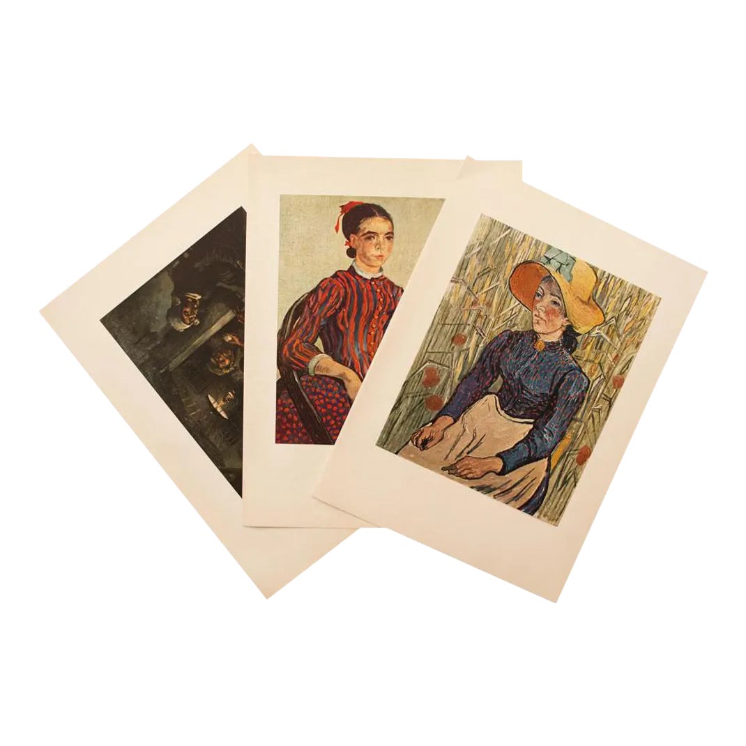 1950s After Vincent Van Gogh, Set of Three First Edition Prints | Chairish
