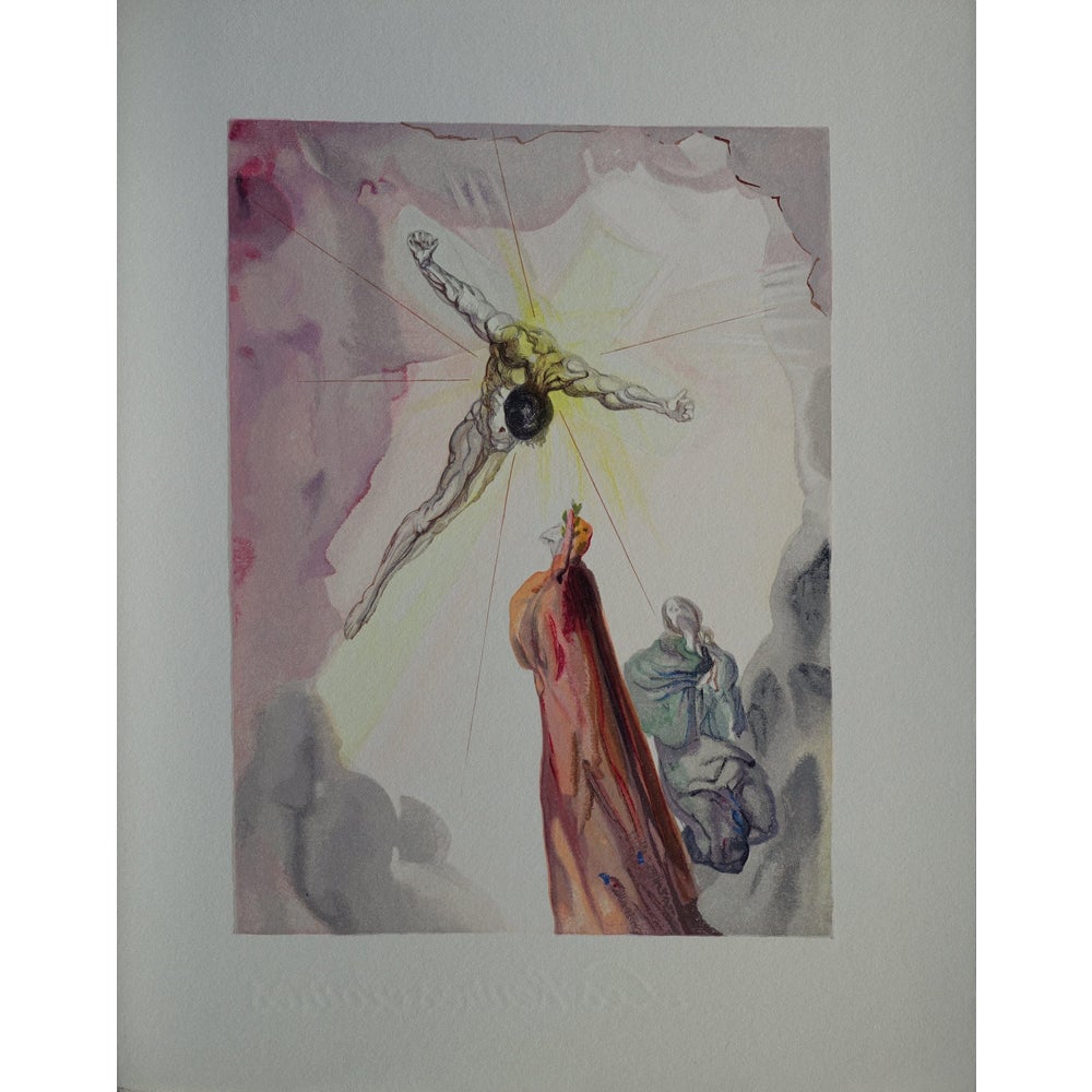 Salvador Dali, Apparition du Christ, Etching | Chairish