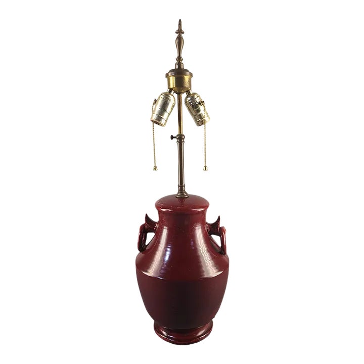Vintage Mid-Century Italian Terra-Cotta Pottery Ox Blood Color Red ...