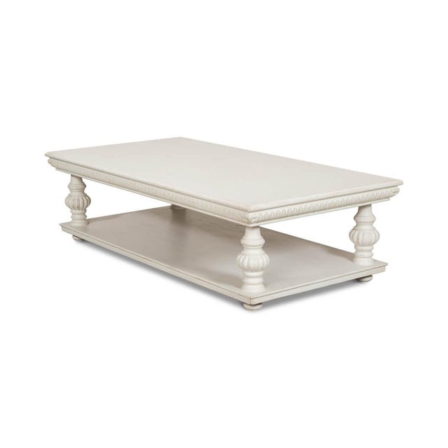 Antique White Cocktail Table | Chairish