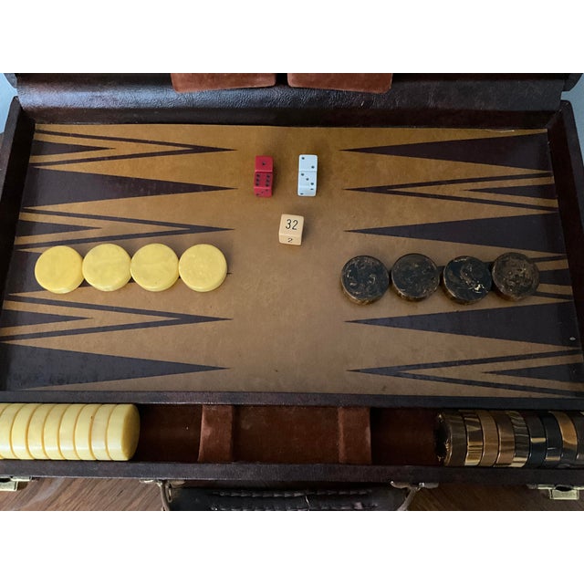 Vintage Backgammon Set | Chairish