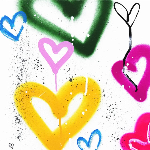 "Heart Heaven" Original Artwork by Amber Goldhammer | Chairish