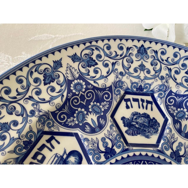 Late 21st Century Spode Blue Room Collection, Judaica Collection, Seder ...