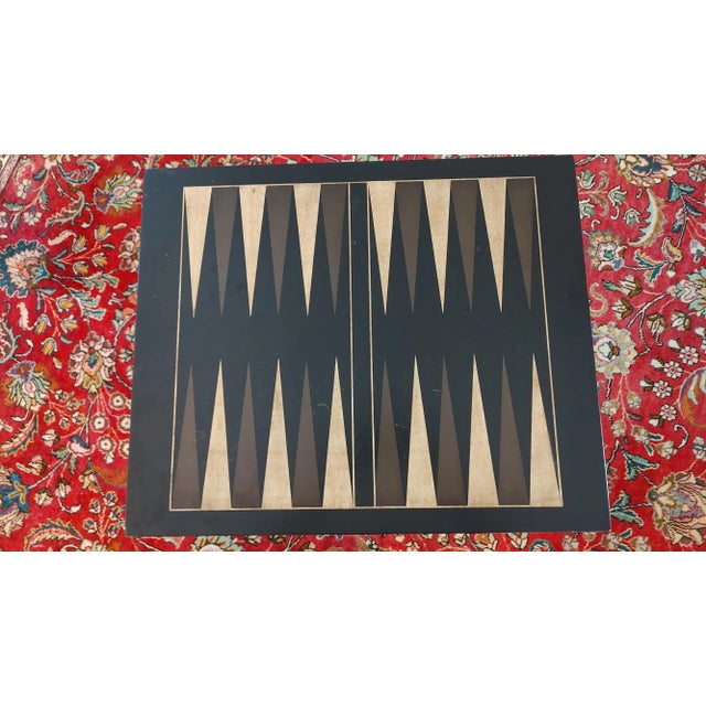 Nesting Game Table Set (Two Tables) With One Pull-Out Drawer in Lower ...