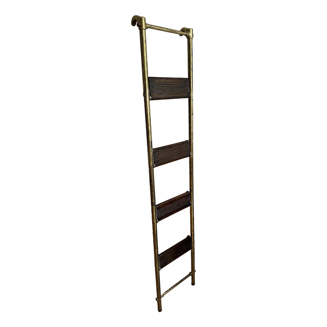 Late 19th Century Brass Ships Ladder, 1890s | Chairish